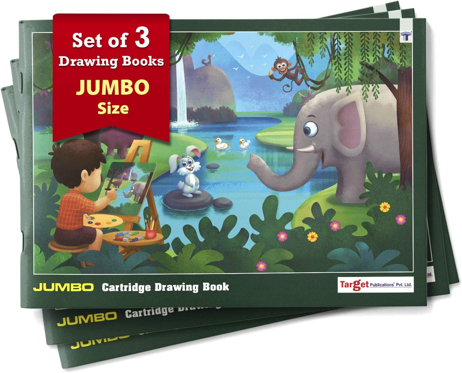 Jumbo Drawing Book for Kids, Artists | Big Plain Sketch Pad for Artists ...