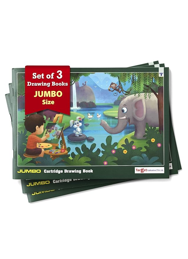 Jumbo Drawing Book for Kids, Artists | Big Plain Sketch Pad for Artists ...