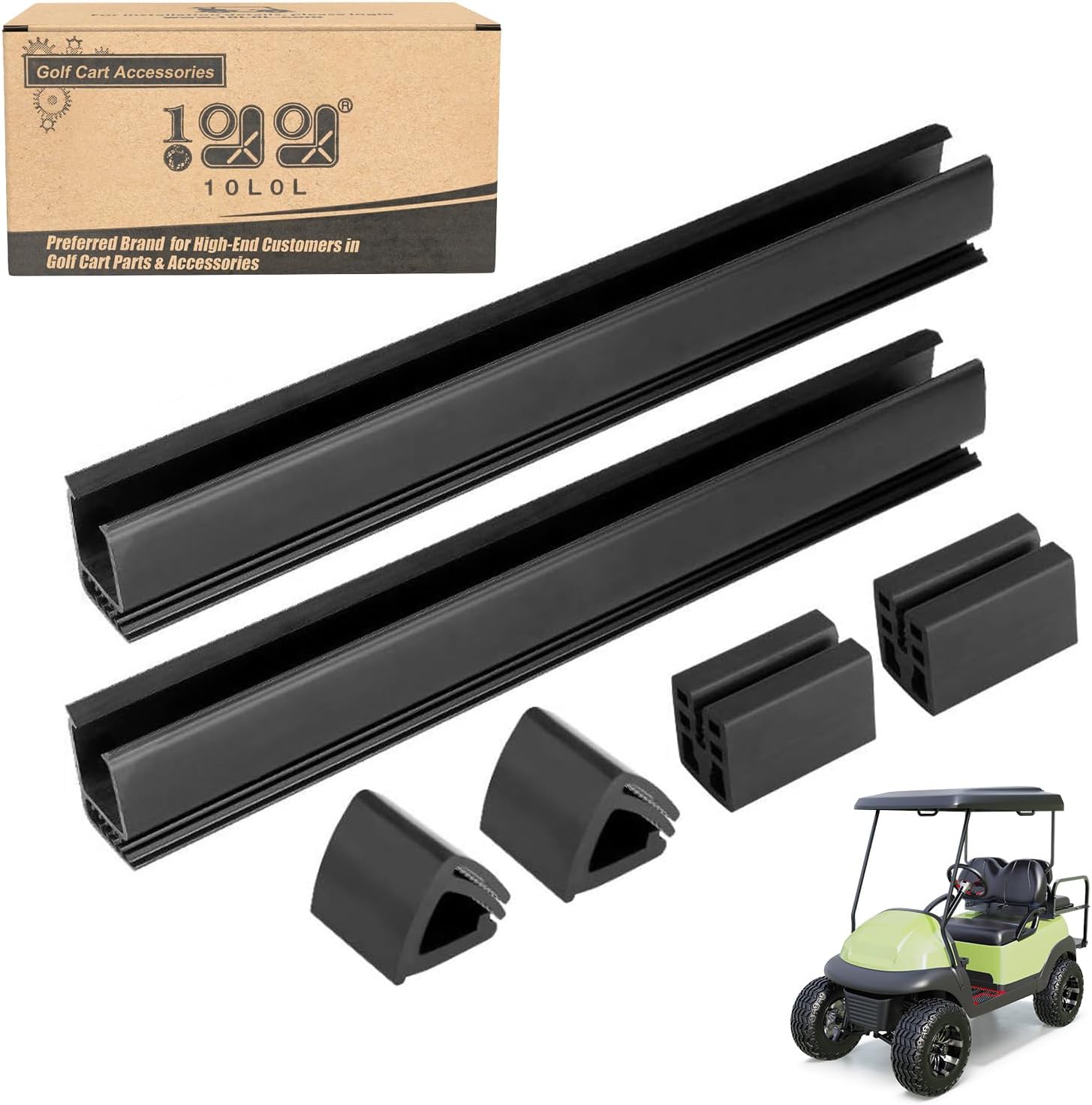 Amazon.com: 10L0L Golf Cart Fold Down Windshield Retaining Sash Clips ...