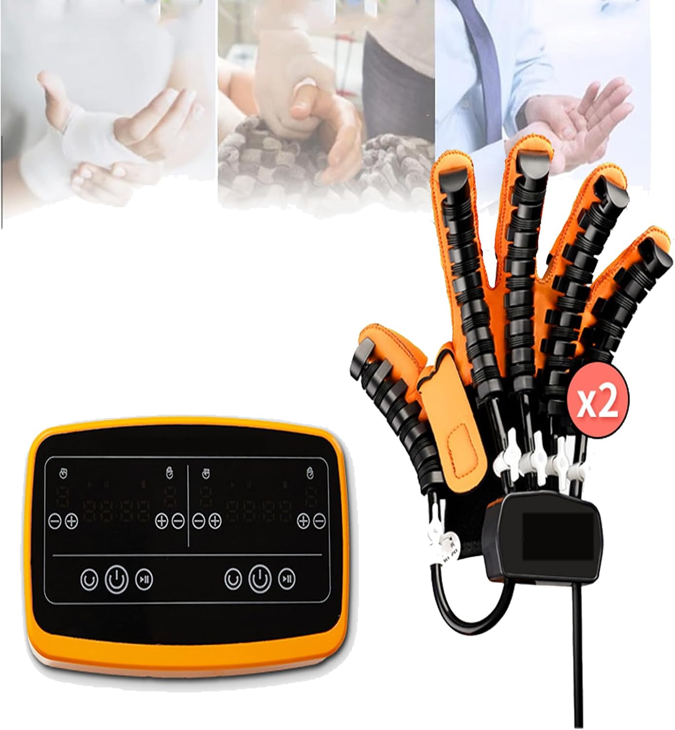Amazon.com: Rehabilitation Robot Gloves,Two-Hand Training Equipment ...