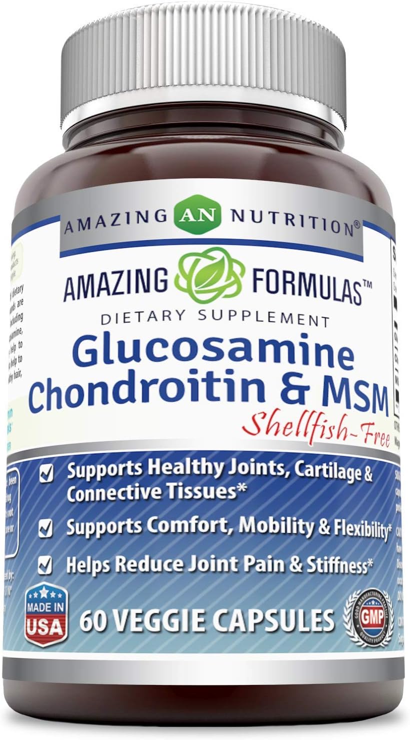 Amazon.com: KAL 100% Vegetarian MSM & Glucosamine - Healthy Joint ...
