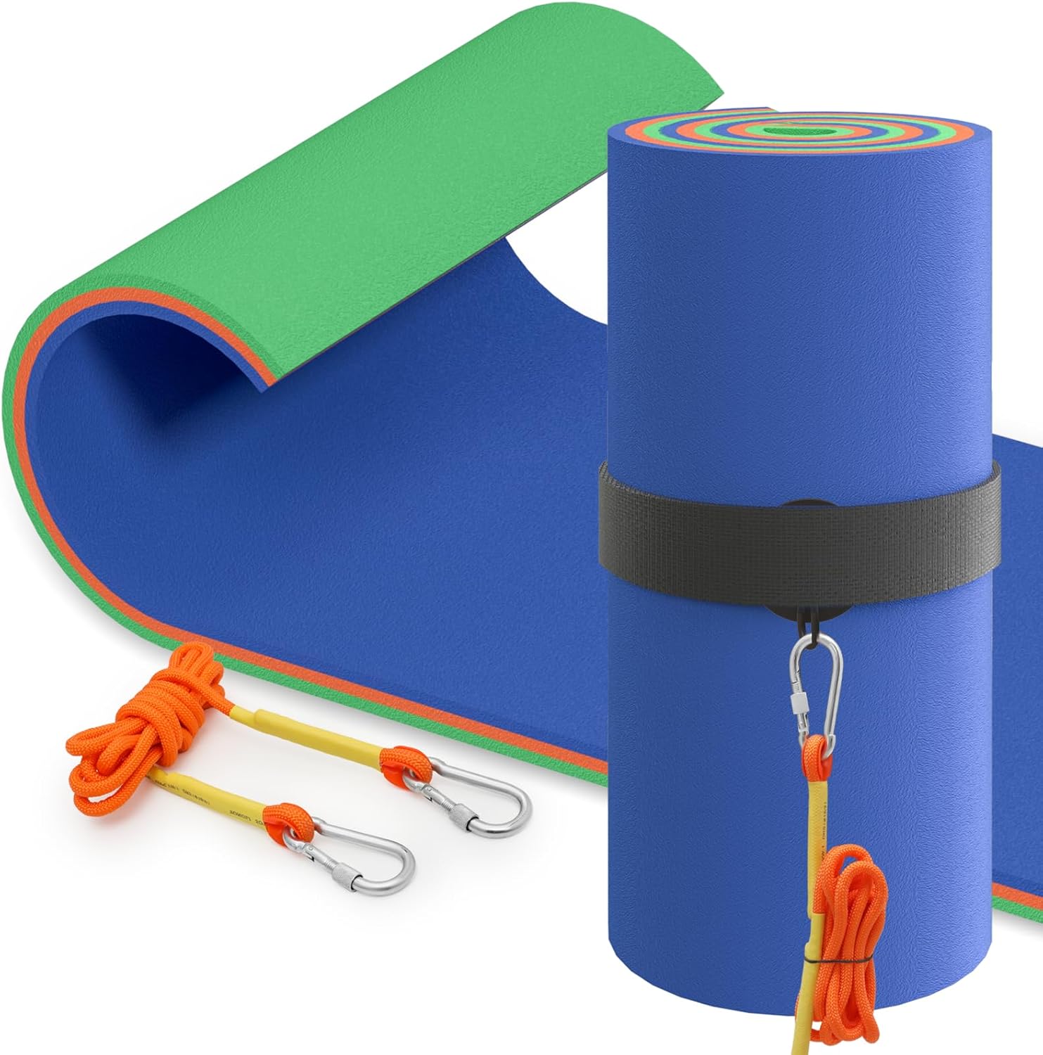 Amazon.com: MADOG 6 x 2 Ft Outdoor Floating Water Mat for Adult Beach ...