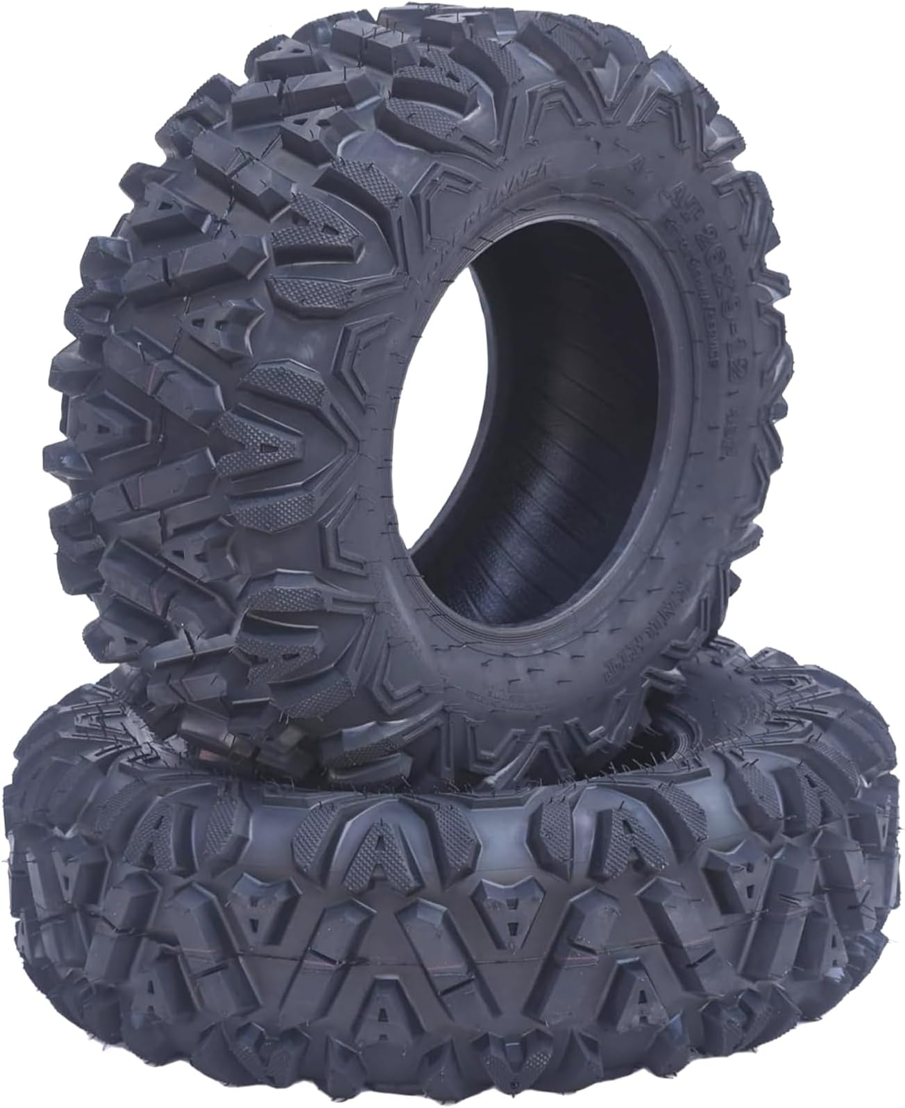 Amazon.com: WANDA Set of 2 New ATV/UTV Tires 25x10-12 /6PR P373 High ...