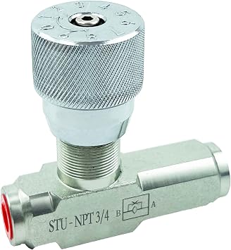 Amazon.com: Hydraulic Flow Control Needle Valve 3/4 Inch Throttle Check ...
