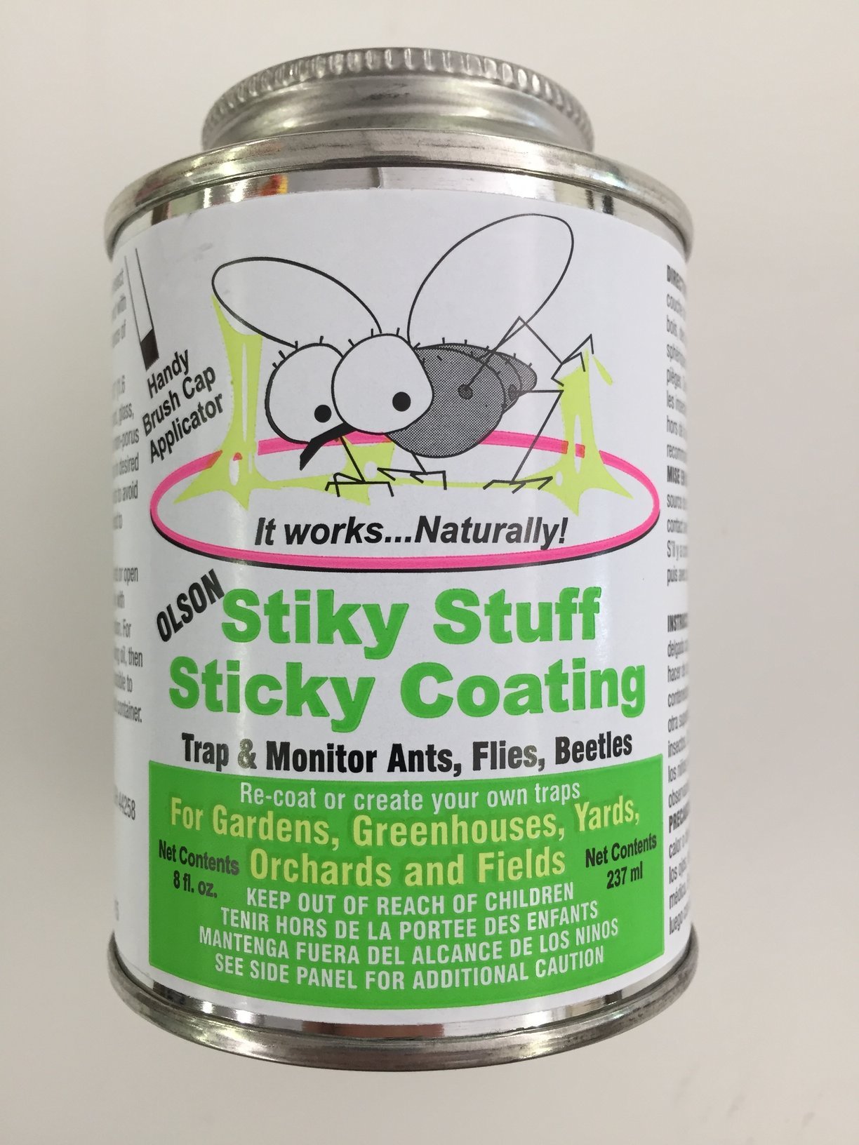 Amazon.com: Olson Sticky Stuff Brush On Insect Trap Coating 8oz. with ...