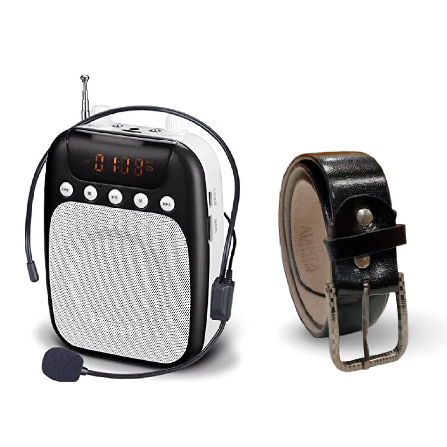 Laploma Portable Loudspeaker with Microphone and Voice Amplifer Digital ...