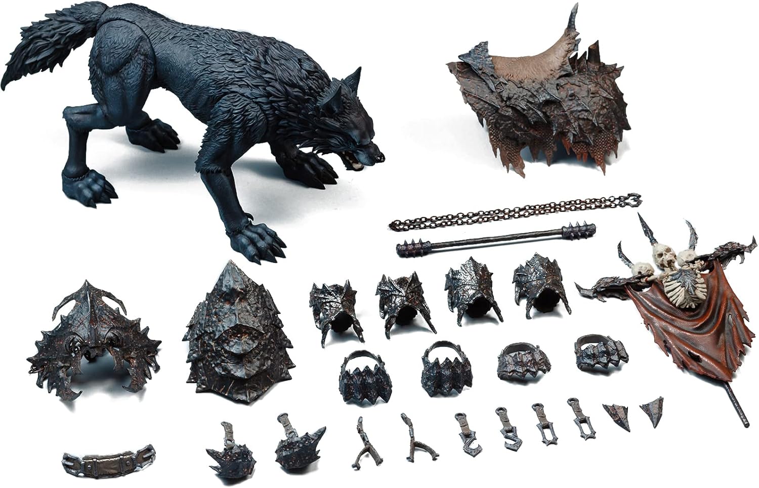 Amazon.com: D20 Studio S2 Giant Wolf Action Figure - 6in Doll ...