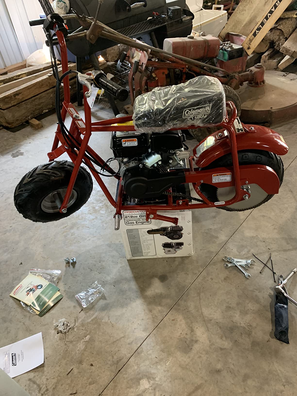 $35/mo - Finance Coleman Powersports BT200X-O Mini Bike for Adults ...