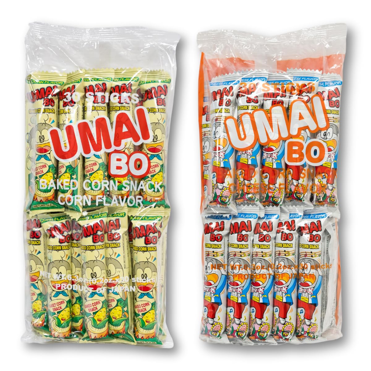 Unha’s Umaibo Japanese Corn Puffed Snacks, Variety Nepal | Ubuy