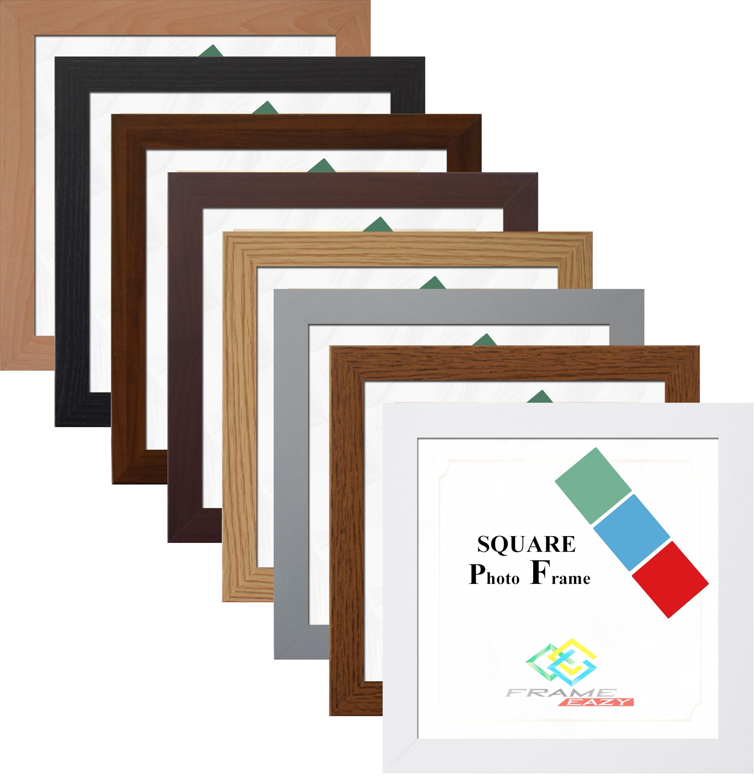 FRAME EAZY 40x40cm Square Photo Frame Beech - Square Picture Poster ...