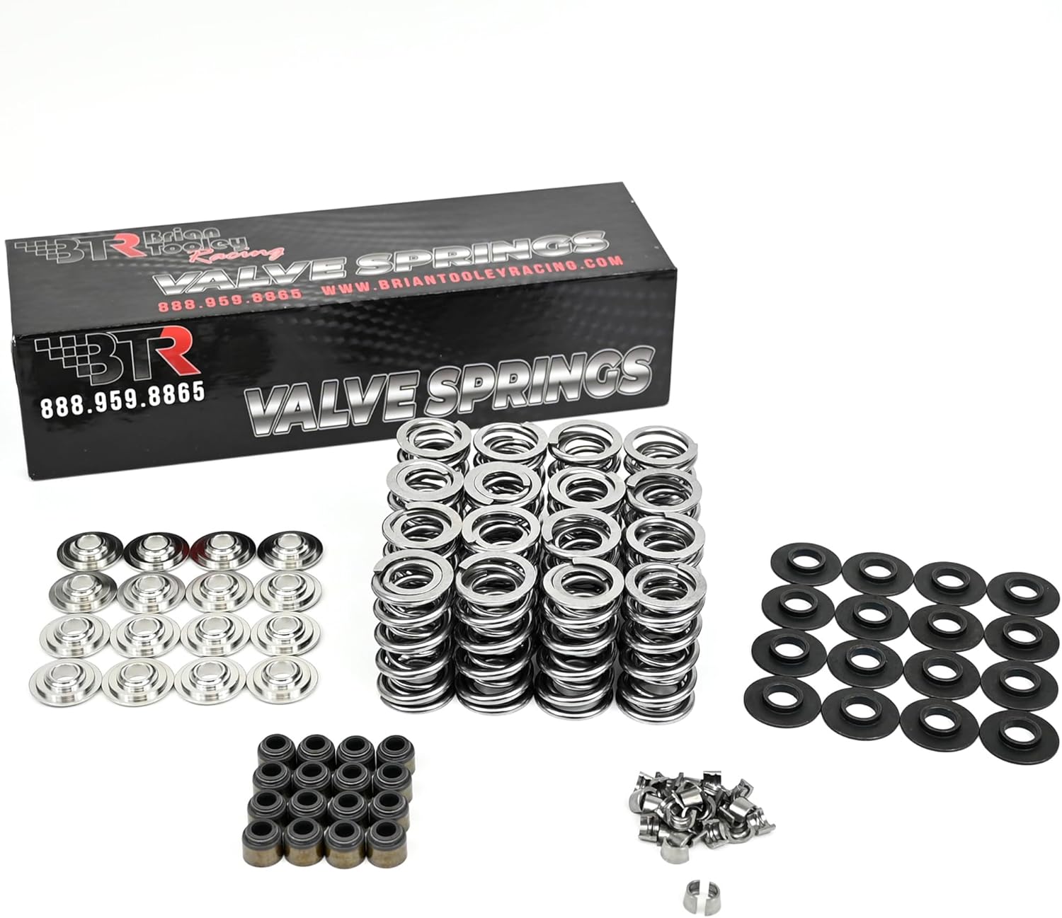 Amazon.com: Brian Tooley Racing BTR LS Dual Valve Spring Kit with ...
