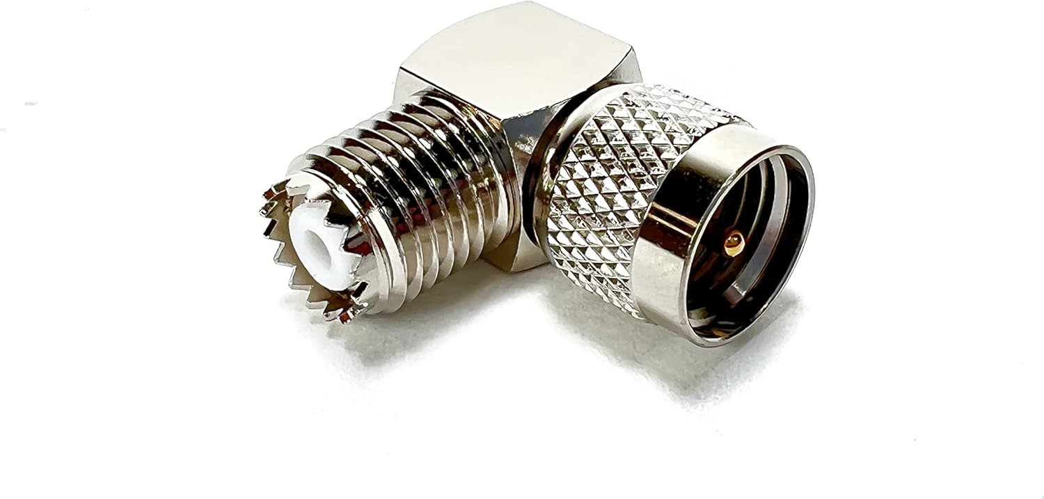 Amazon.com: GIZWIZ RF Coax Adapters Mini UHF Male to Mini UHF Female ...