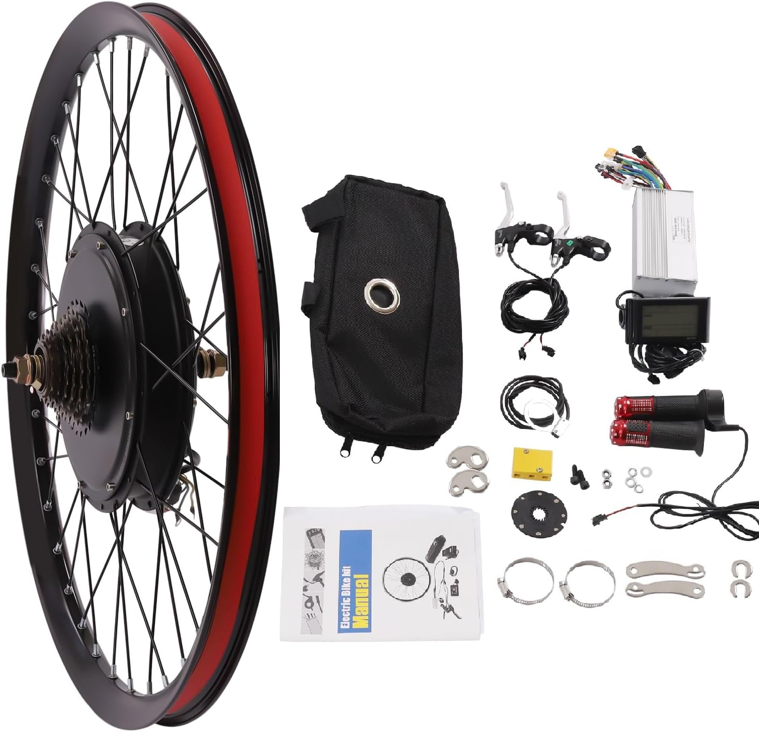 Amazon.com : 9-Gear Speeds 29" Electric Bicycle Motor Kit 72V 2000W ...