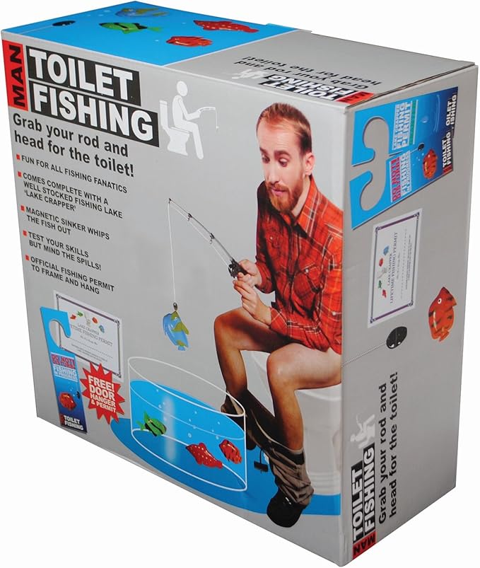Oliphant Toilet Fishing Game - Potty Fisher Fishing Toy : Amazon.co.uk ...