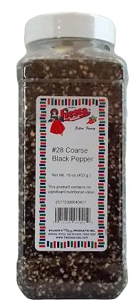 Amazon.com : Bolner's Fiesta Extra Fancy #28 Coarse Black Pepper, 16 ...