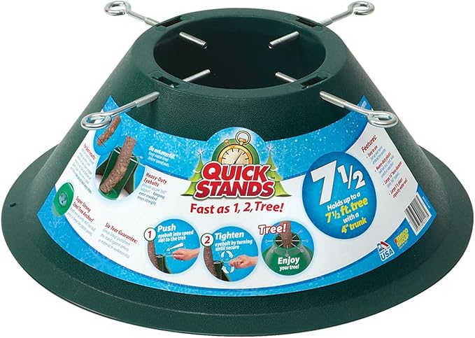 Amazon.com : Quick Stands 7.5 Poly Tree Stand - Fast Setup - Holds 7.5 ...