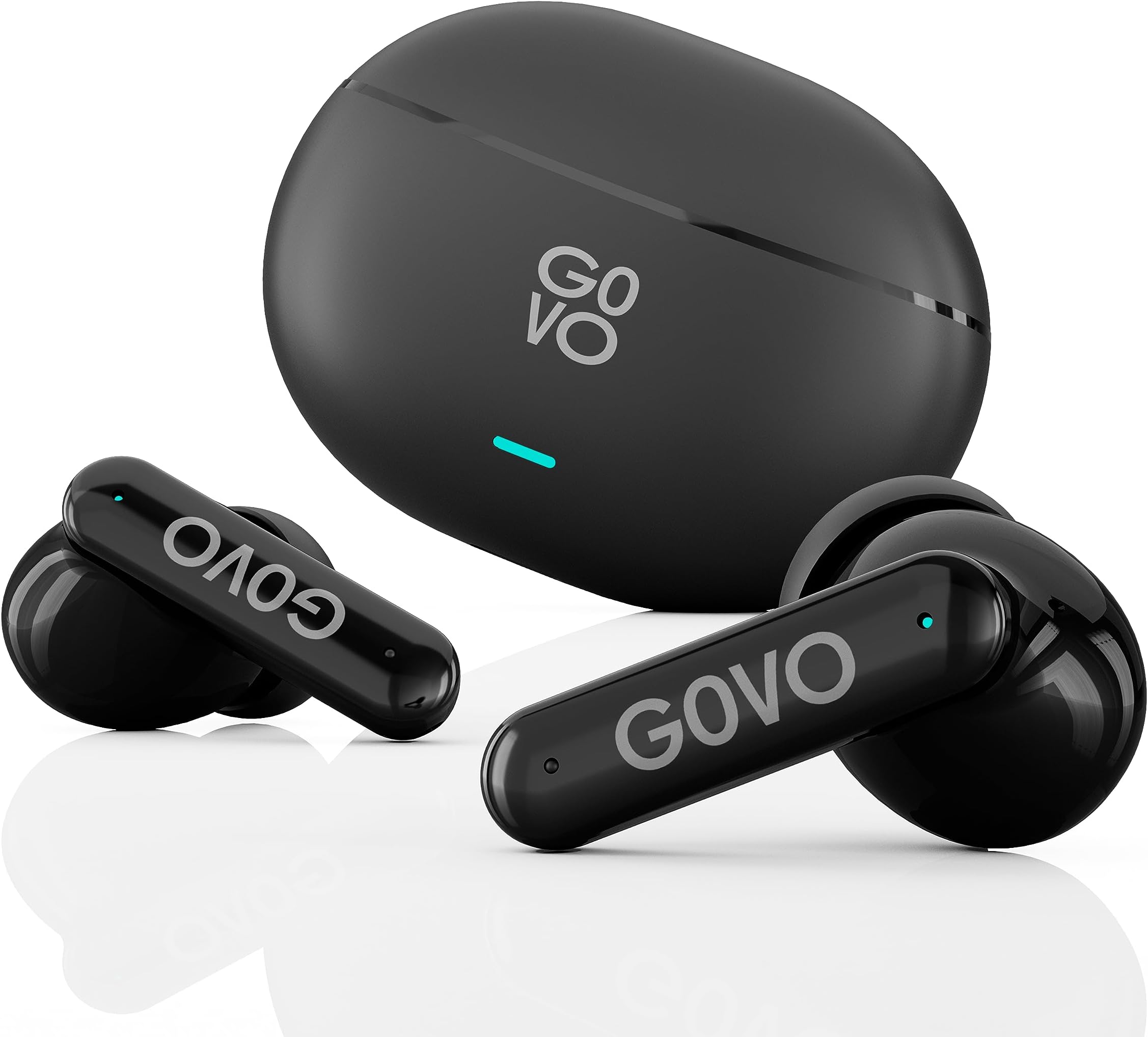GOVO GoBuds 445 Wireless Earbuds: with 72H Playtime, Quad Mic ENC ...