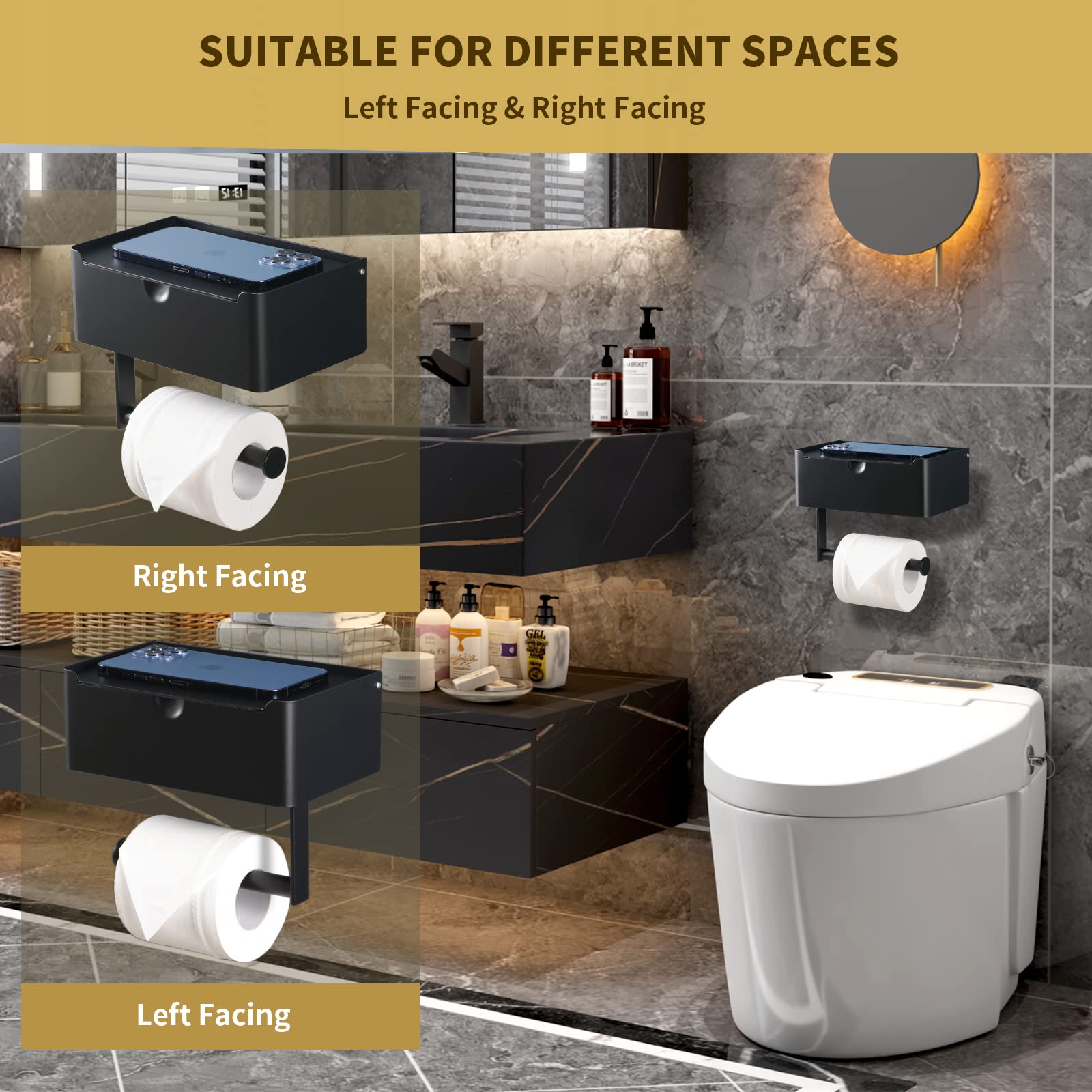 Snapklik.com : LAYUKI Toilet Paper Holder