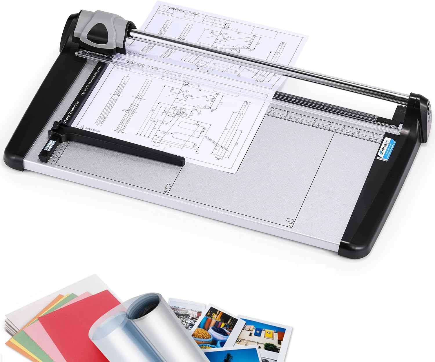 Rotary Paper Trimmer, 15 Sheets Heavy Duty Paper Trimmer, 480mm(18.90 ...