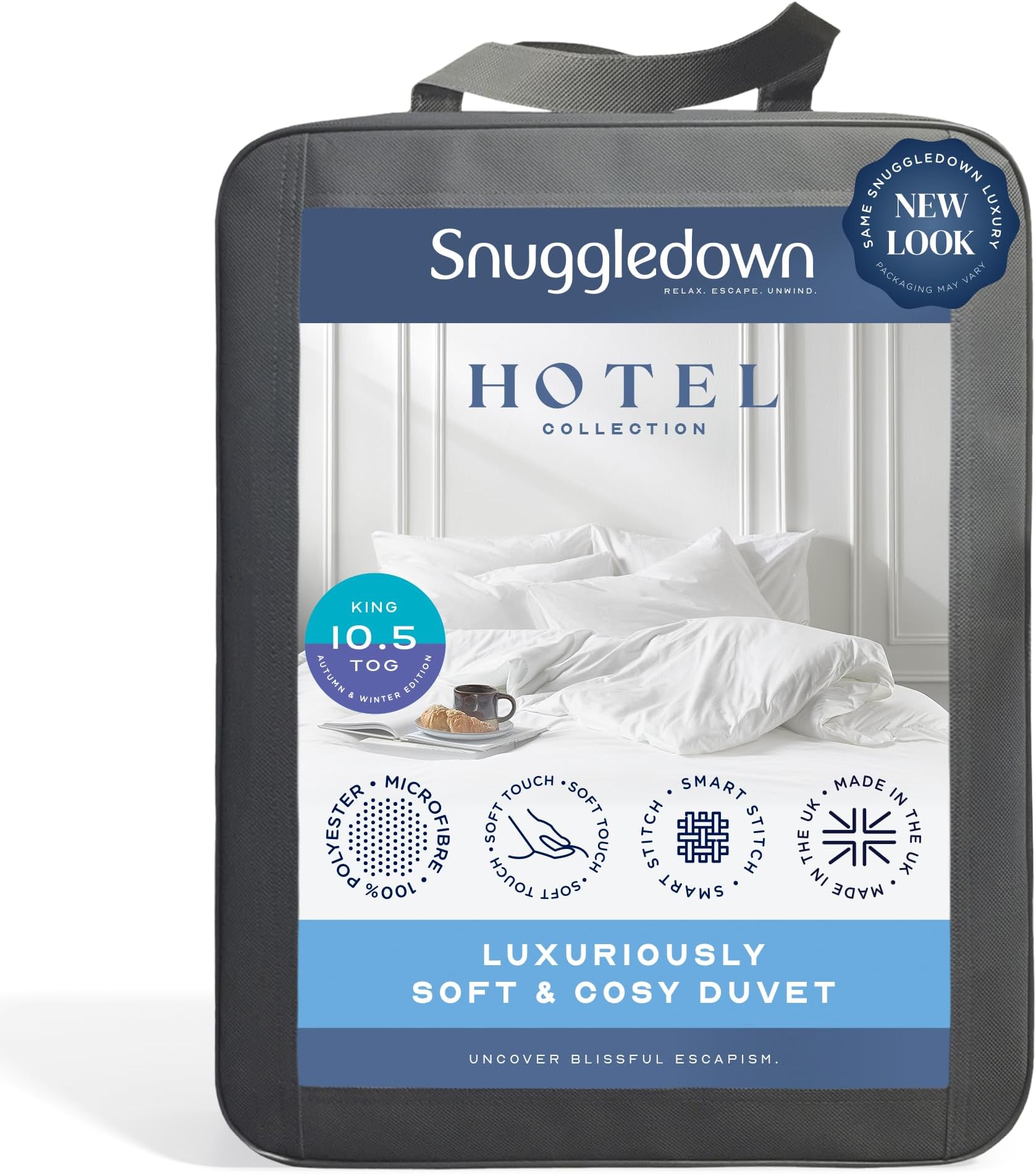Branded_Bedding Silentnight Hotel Collection 13.5 tog Duvet & Pillow ...