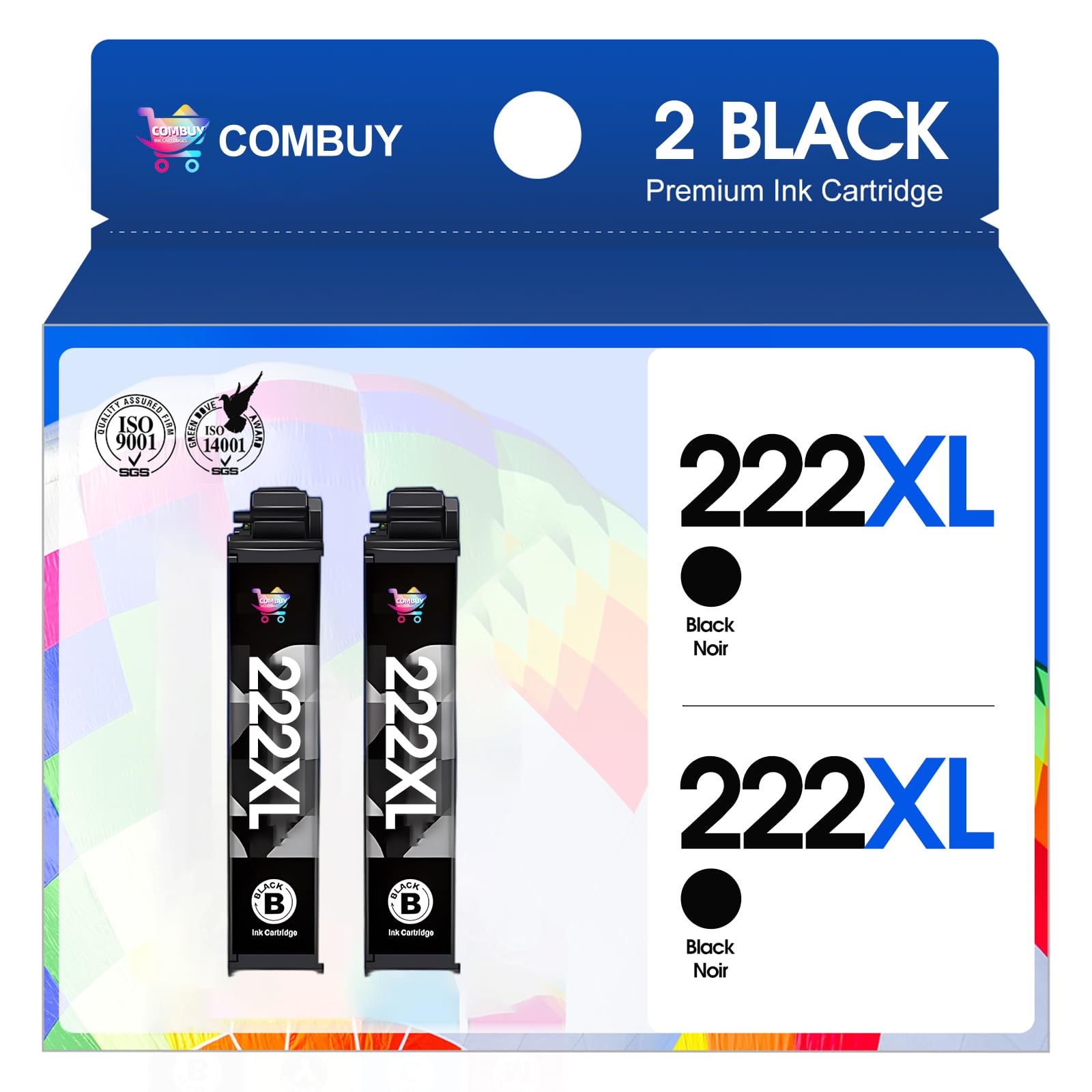 Amazon.com: 222XL Black Ink Cartridges Remanufactured Replacement for ...