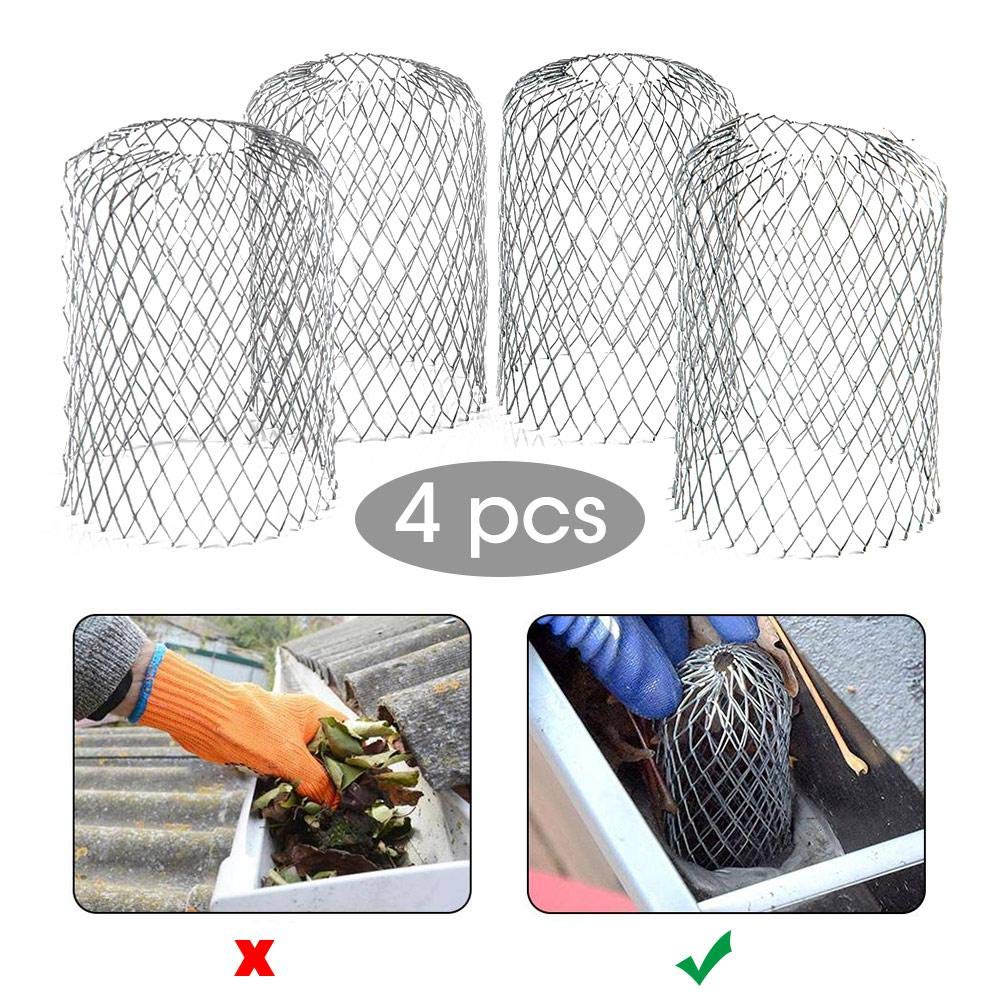 Buy C-NineLife Gutter Strainer 3 Inch Expand Aluminum Filter Strainer ...