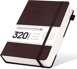Amazon.com : CAGIE Lined Journal Notebook for Men Women 320 Pages ...