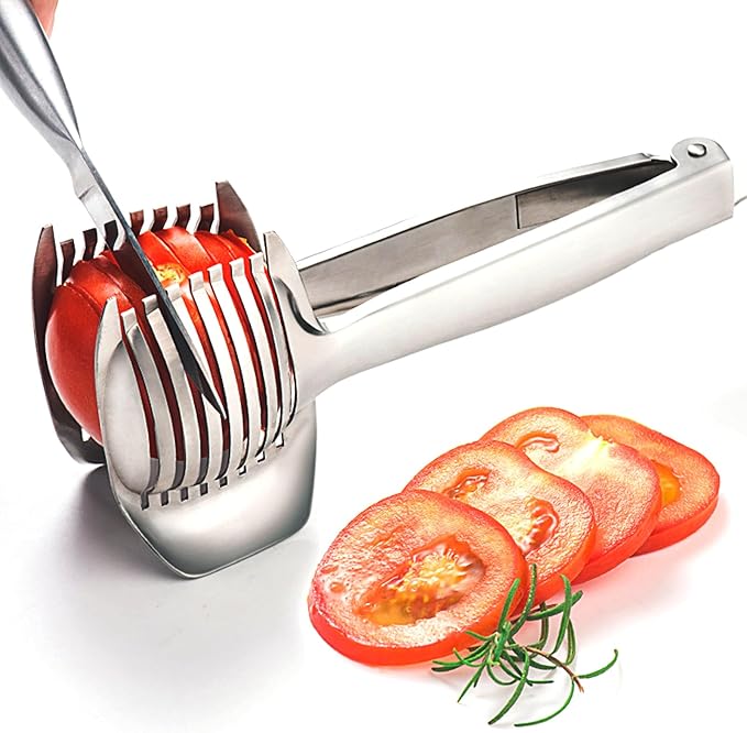 Amazon.com: JAYVAR Tomato Slicer and Lemon Slicer, Multipurpose Round ...
