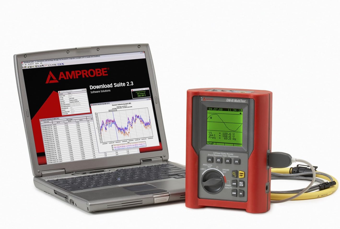 Amprobe DM-III Multitest 1000A Power Quality Recorder: Multi Testers ...