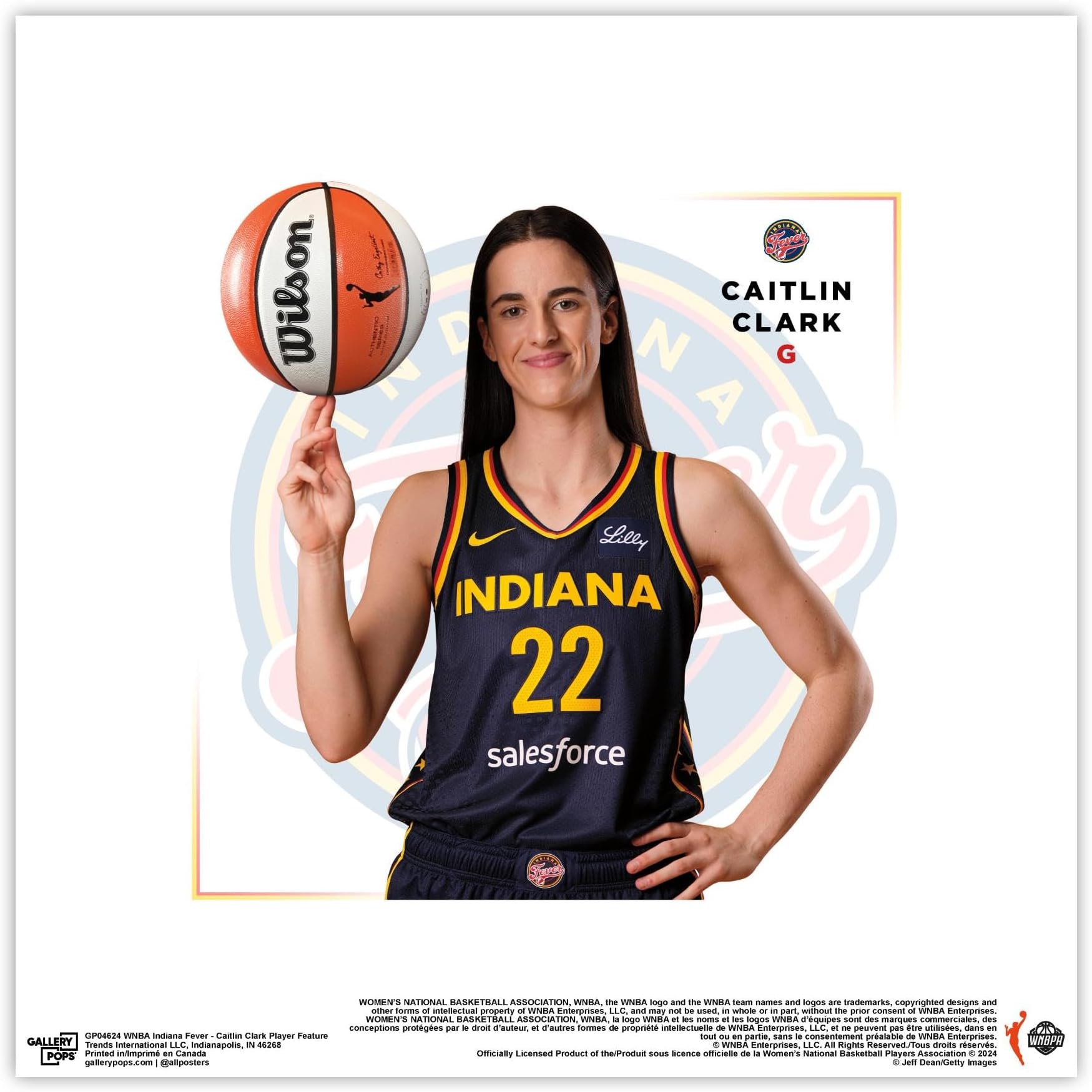Amazon.com: Trends International WNBA Indiana Fever - Caitlin Clark 24 ...