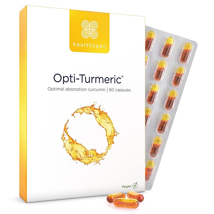 Buy Healthspan Opti-Turmeric (60 Capsules) | High Strength 500mg Liquid ...