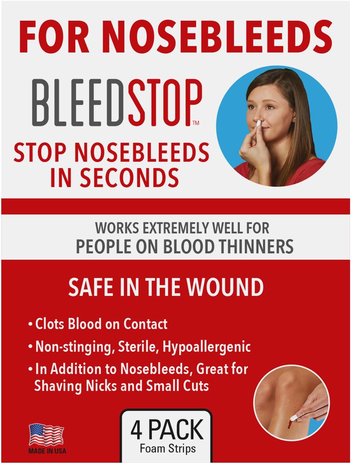 Amazon.com: BleedStop™ First Aid Powder Strip for Blood Clotting ...