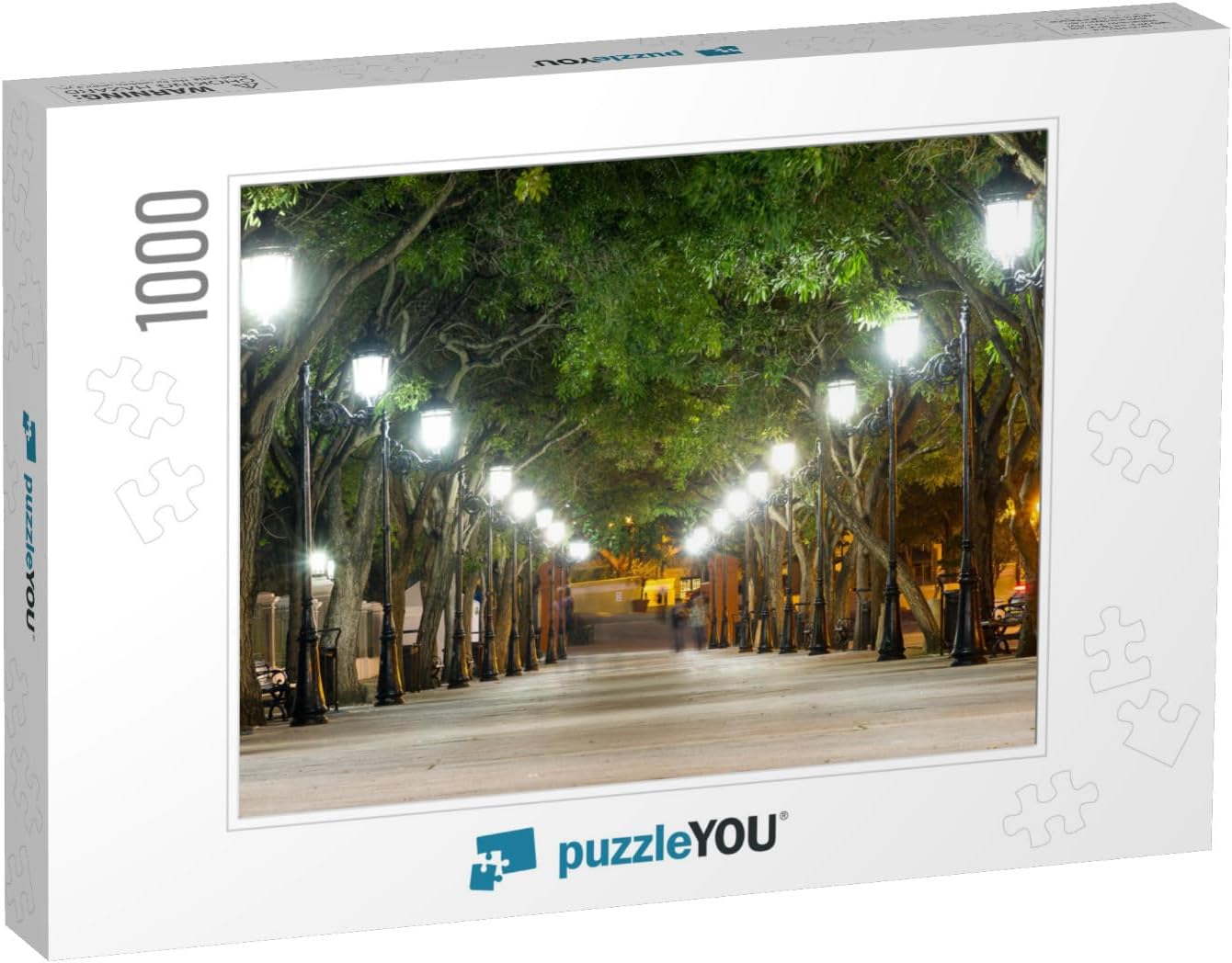 Amazon.com: Paseo De La Princesa in Old San Juan, Puerto Rico, with L ...