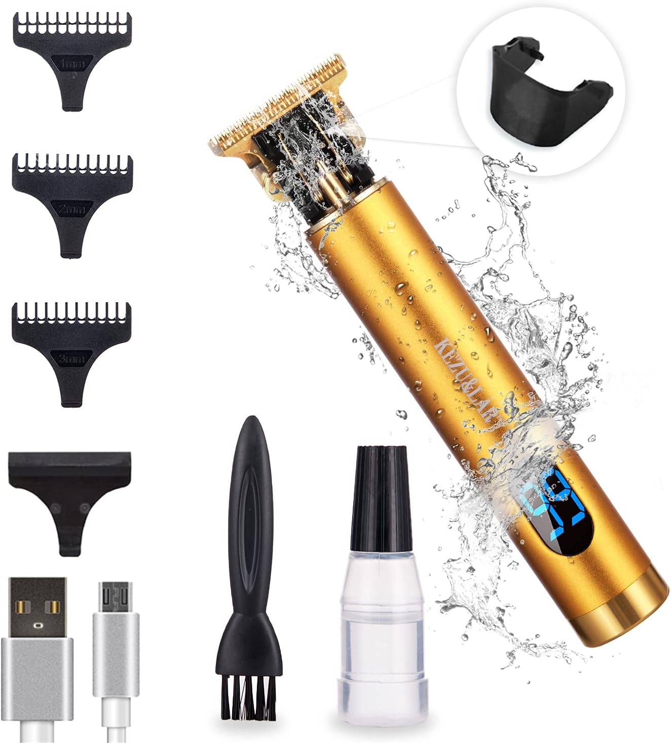 Amazon.com: KEZU&LAR Electric Hair Clippers Trimmer for Men - Clippers ...
