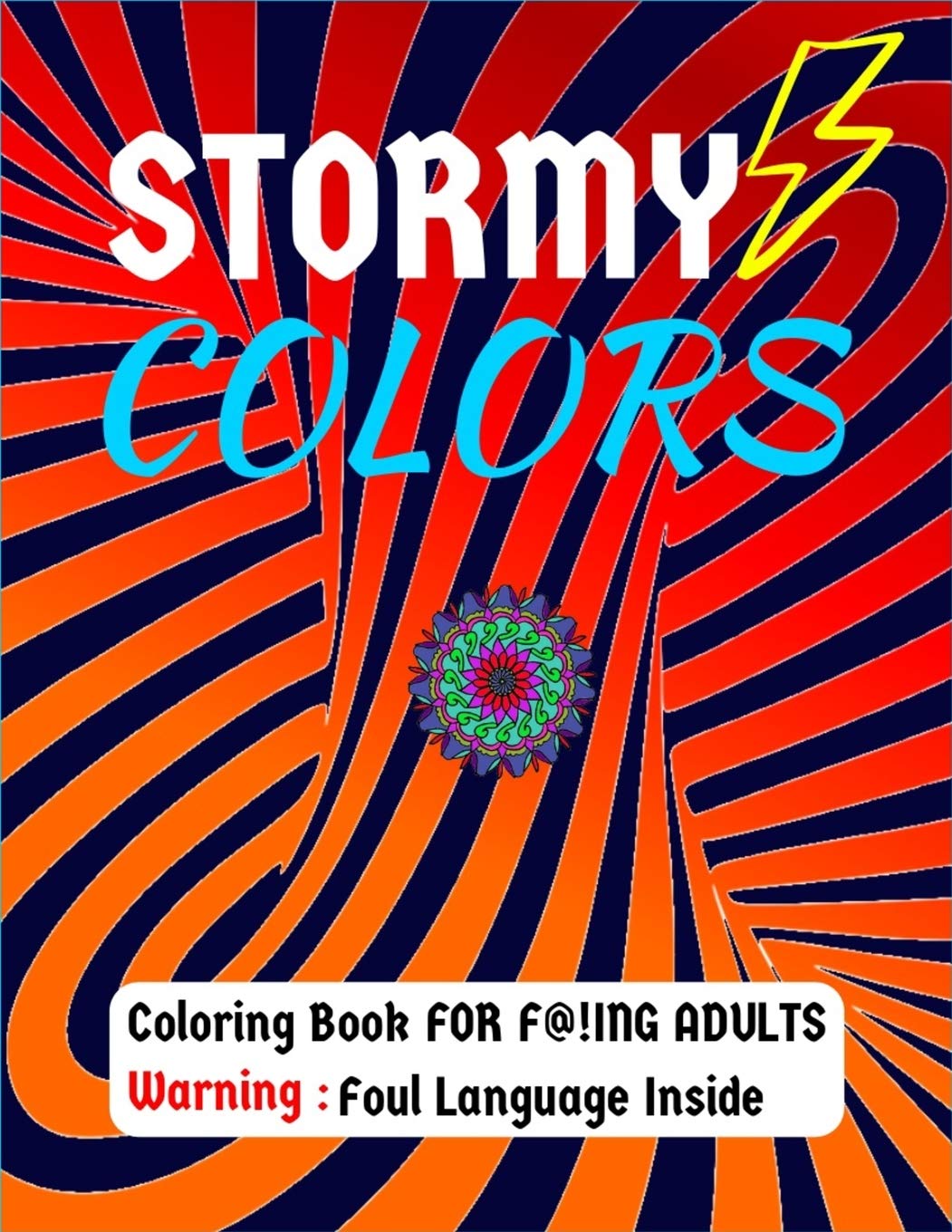 Stormy Colors: Stormy Colors - Adult Coloring Book Only. Superb ...