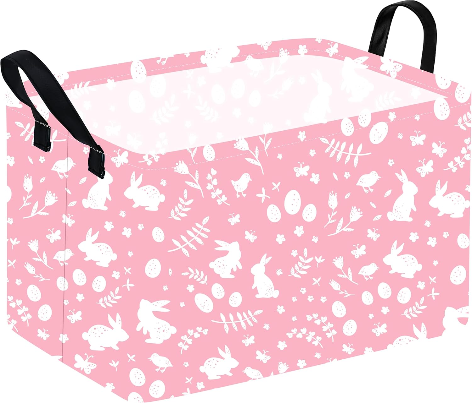 Amazon.com: Easter Storage Basket for Kids Easter Bunny Storage Bin ...