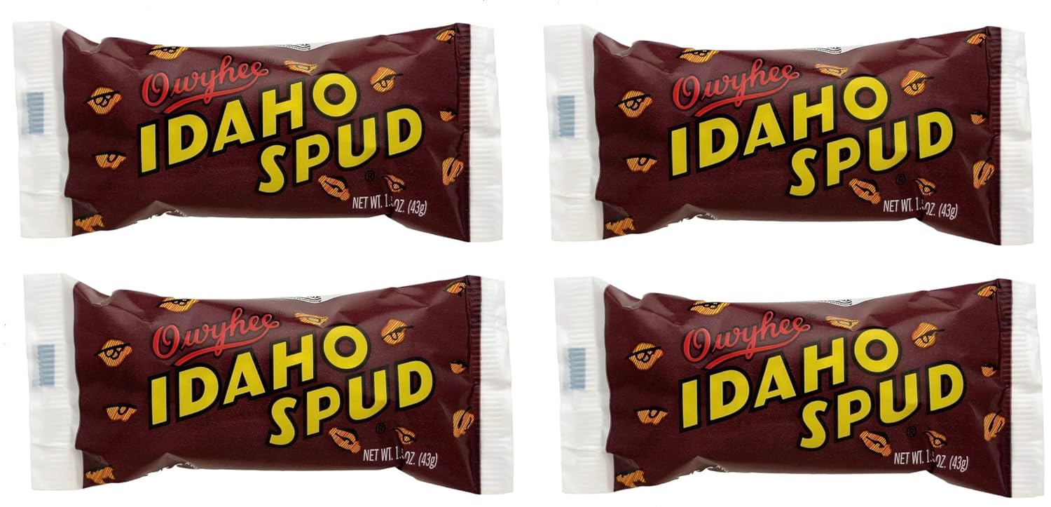 Amazon.com : Idaho Spud Chocolate Candy Bars - 4 Pack - Plus GTF ...
