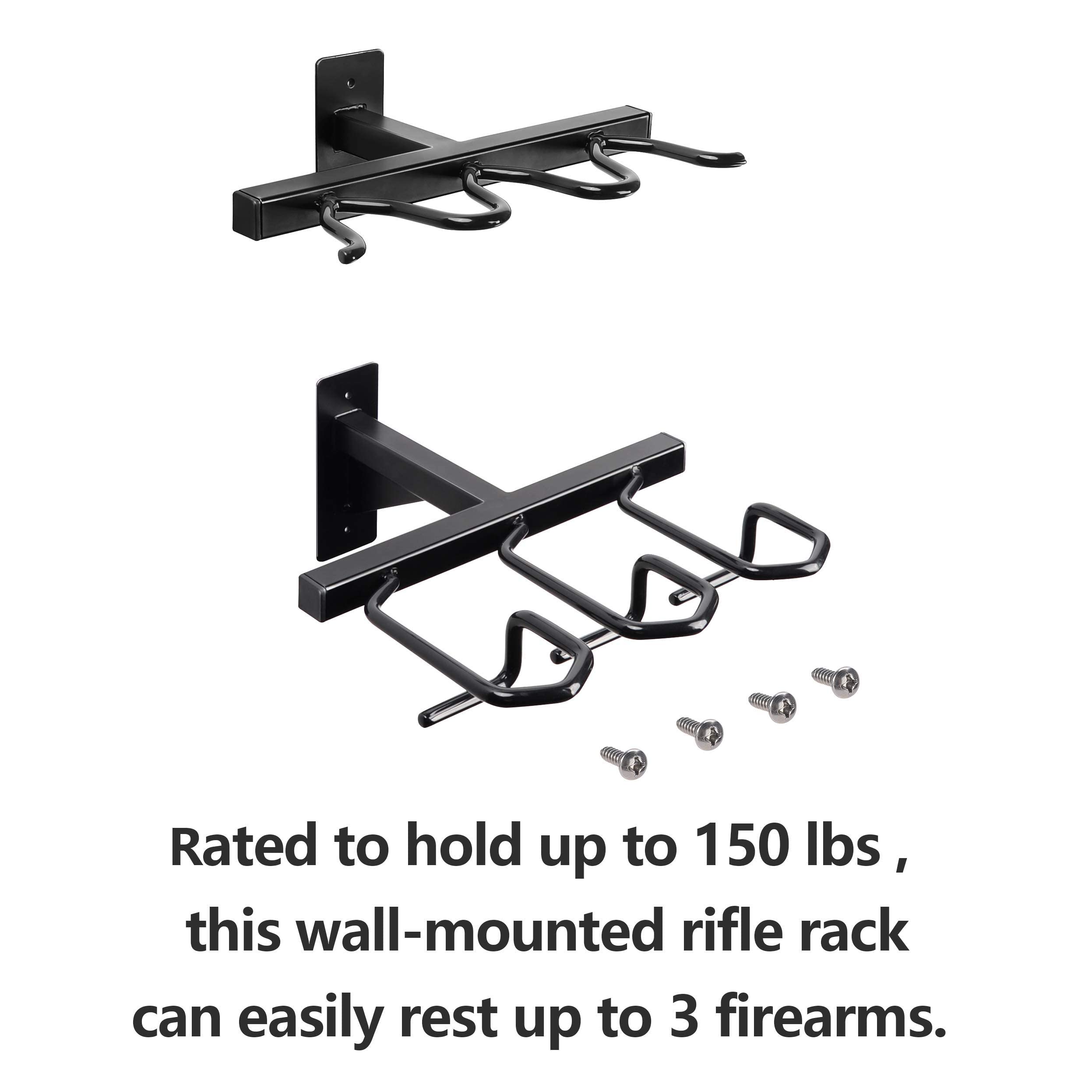 Snapklik.com : Adoreal Gun Rack, Gun Rack Wall Mount For Rifles And ...