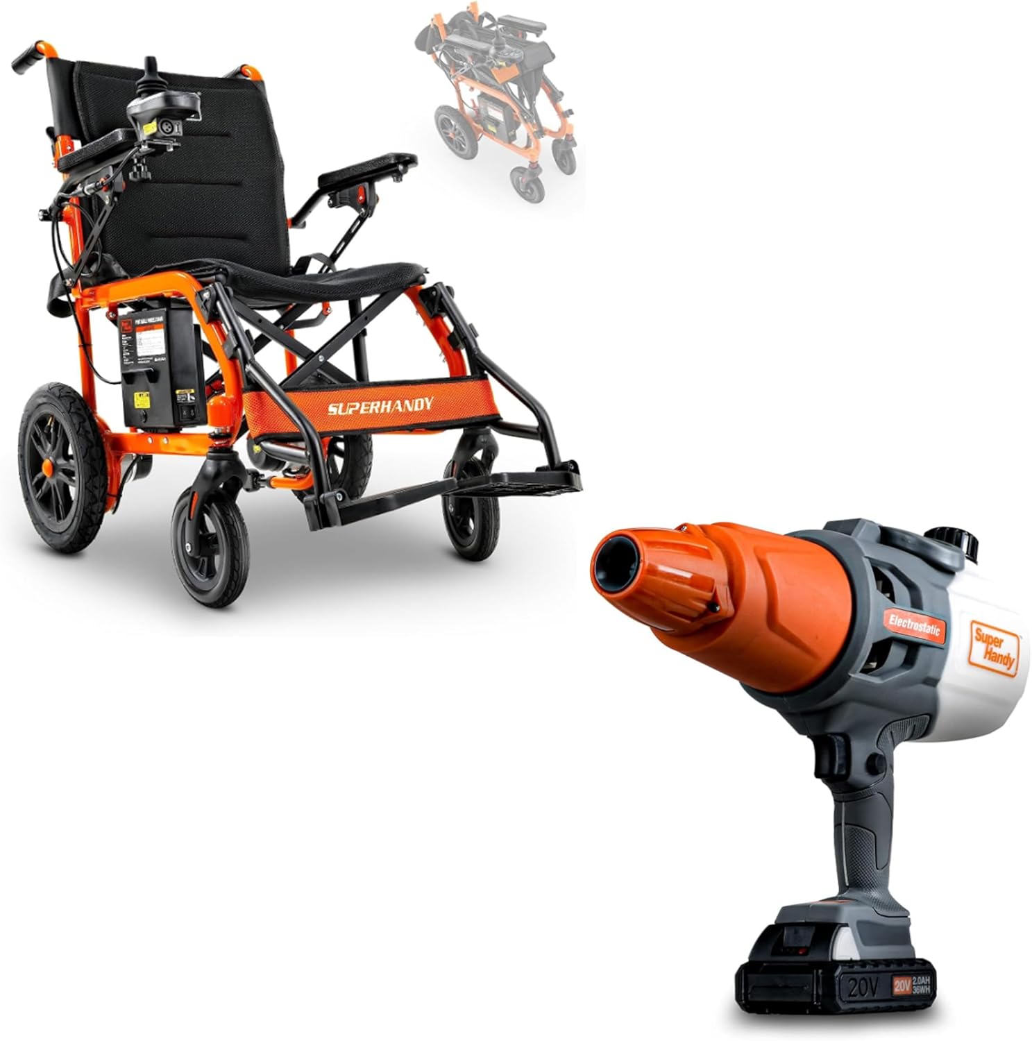 Amazon.com: SuperHandy Electric Wheelchair Lightweight Aluminum ...