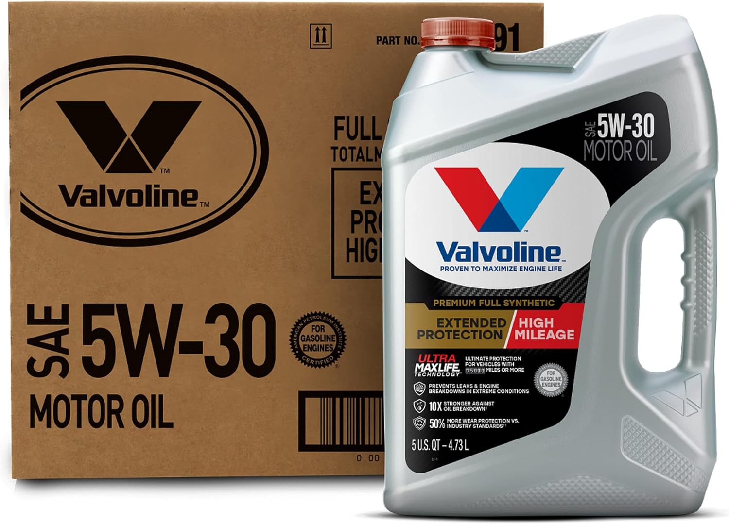 Amazon.com: Valvoline Extended Protection High Mileage with Ultra ...