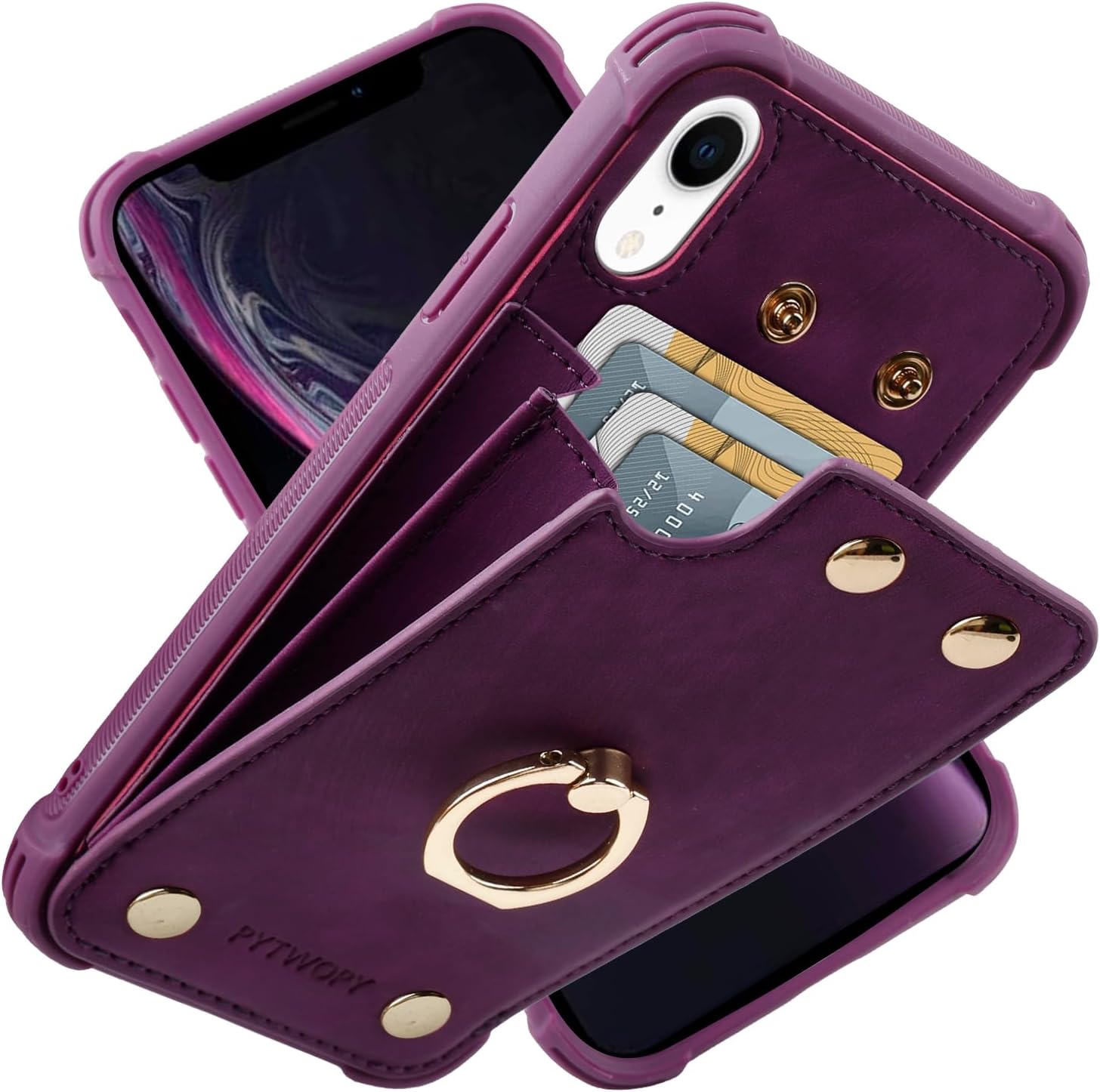 Amazon.com: PYTWOPY Wallet Case Compatible for iPhone XR/10R with ...