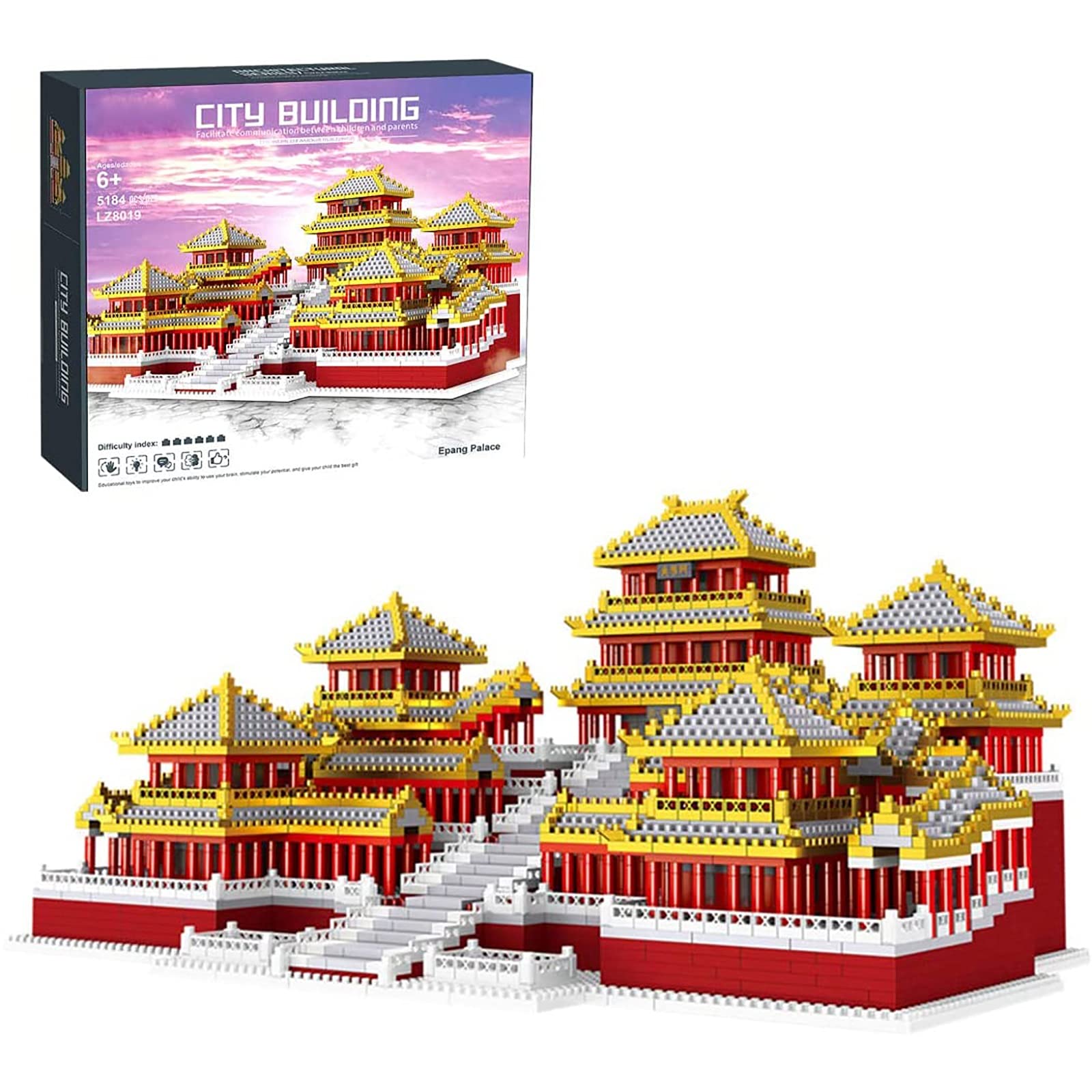 Buy CCDUSE 3D Puzzles Toys Blocks Set, DIY Architecture Bricks Model ...