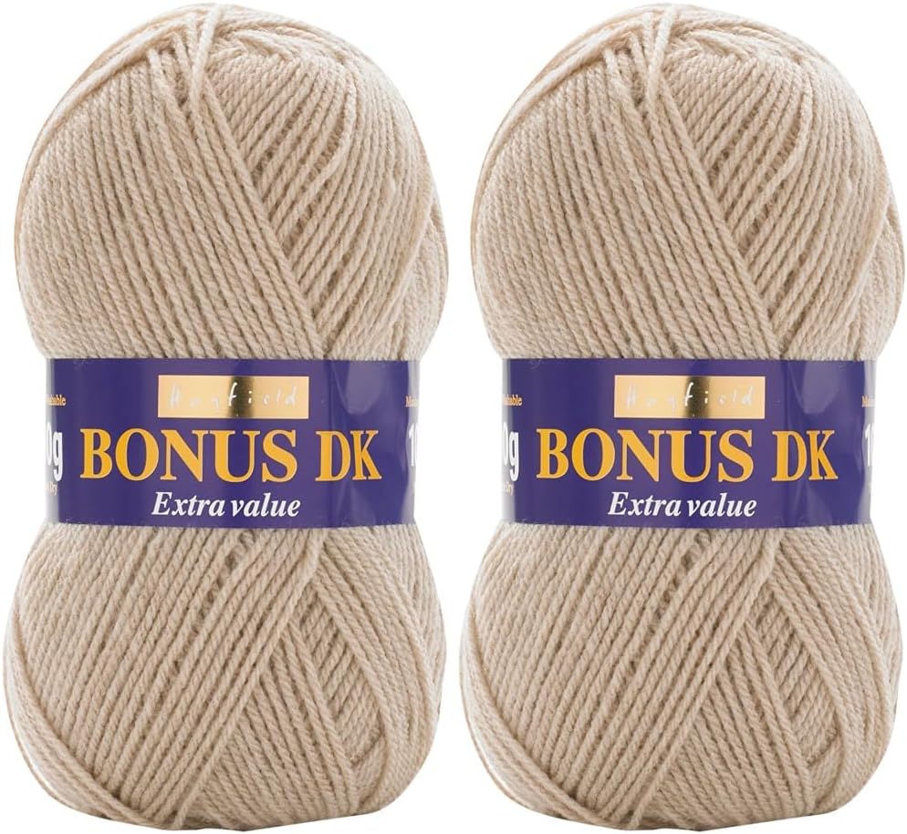 Hayfield Bonus DK Double Knitting, Oatmeal (964), 100g by Sirdar (Pack ...