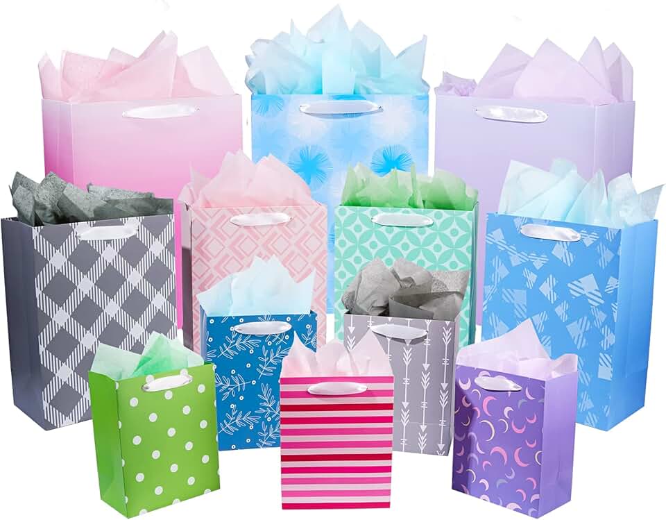 Amazon.com: Gift Wrap Bags - Gift Wrap Bags / Gift Wrapping Supplies ...