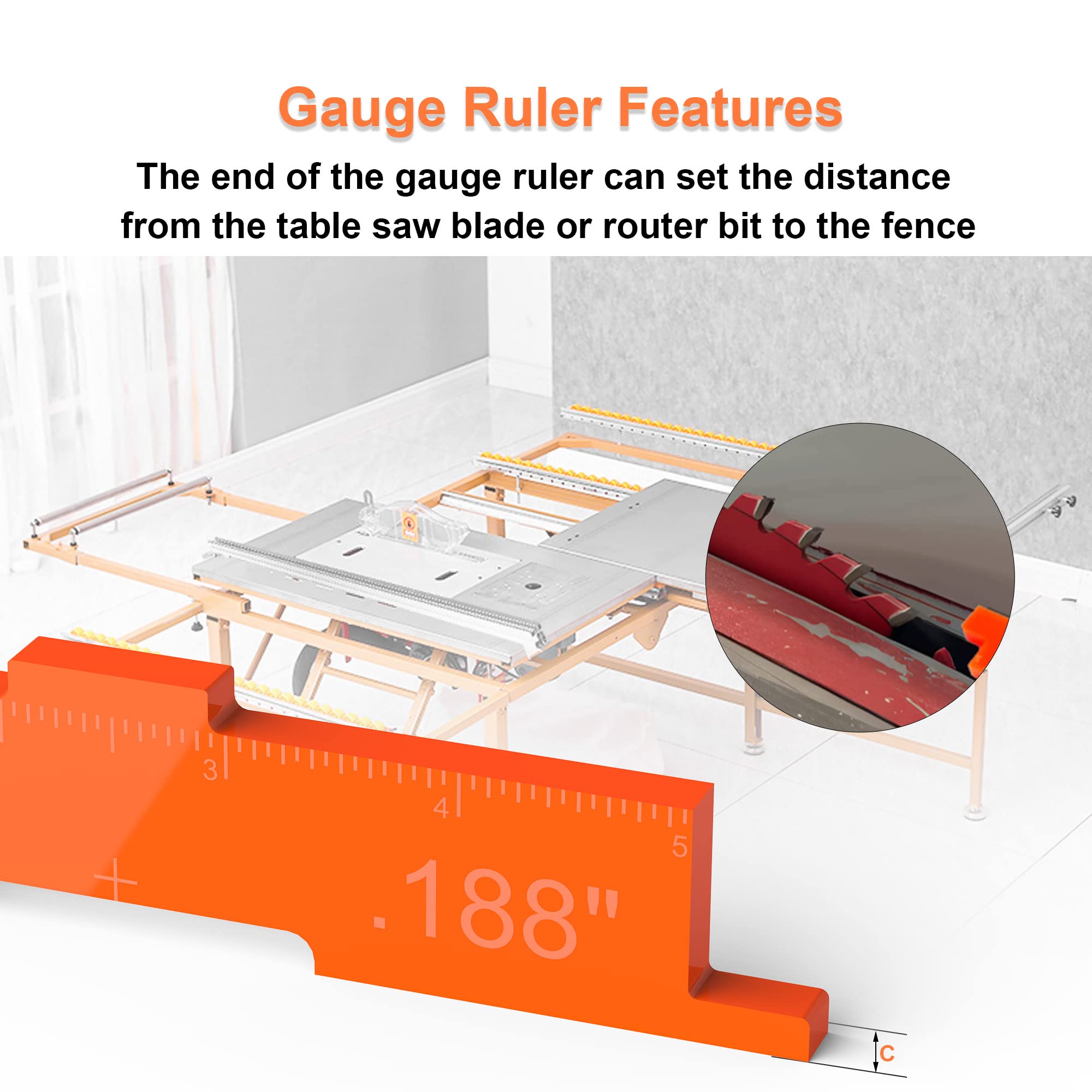 Snapklik.com : 12 Pcs Router Table Set Up Bars, 3 In 1 Precision Setup ...