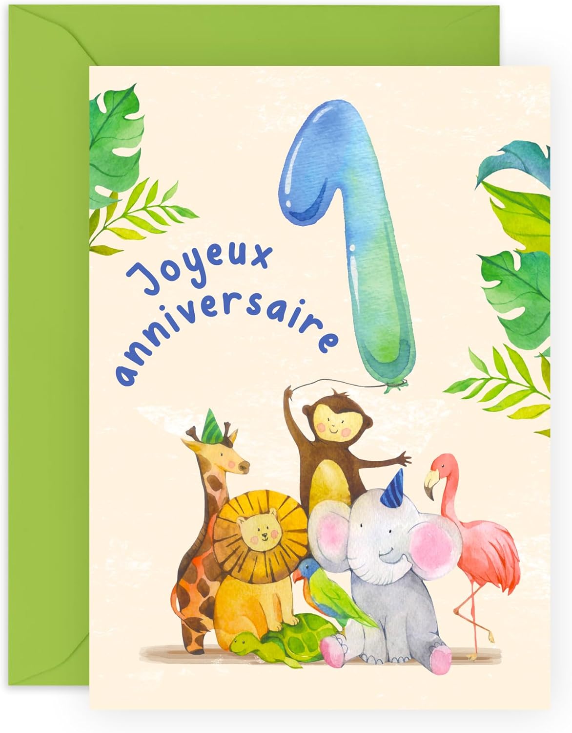 Central 23 Carte anniversaire 1 an garcon - 'JOYEUX ANNIVERSAIRE ...