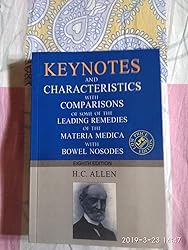 Allen's Keynotes and Characteristics with Comparisons of some of the ...