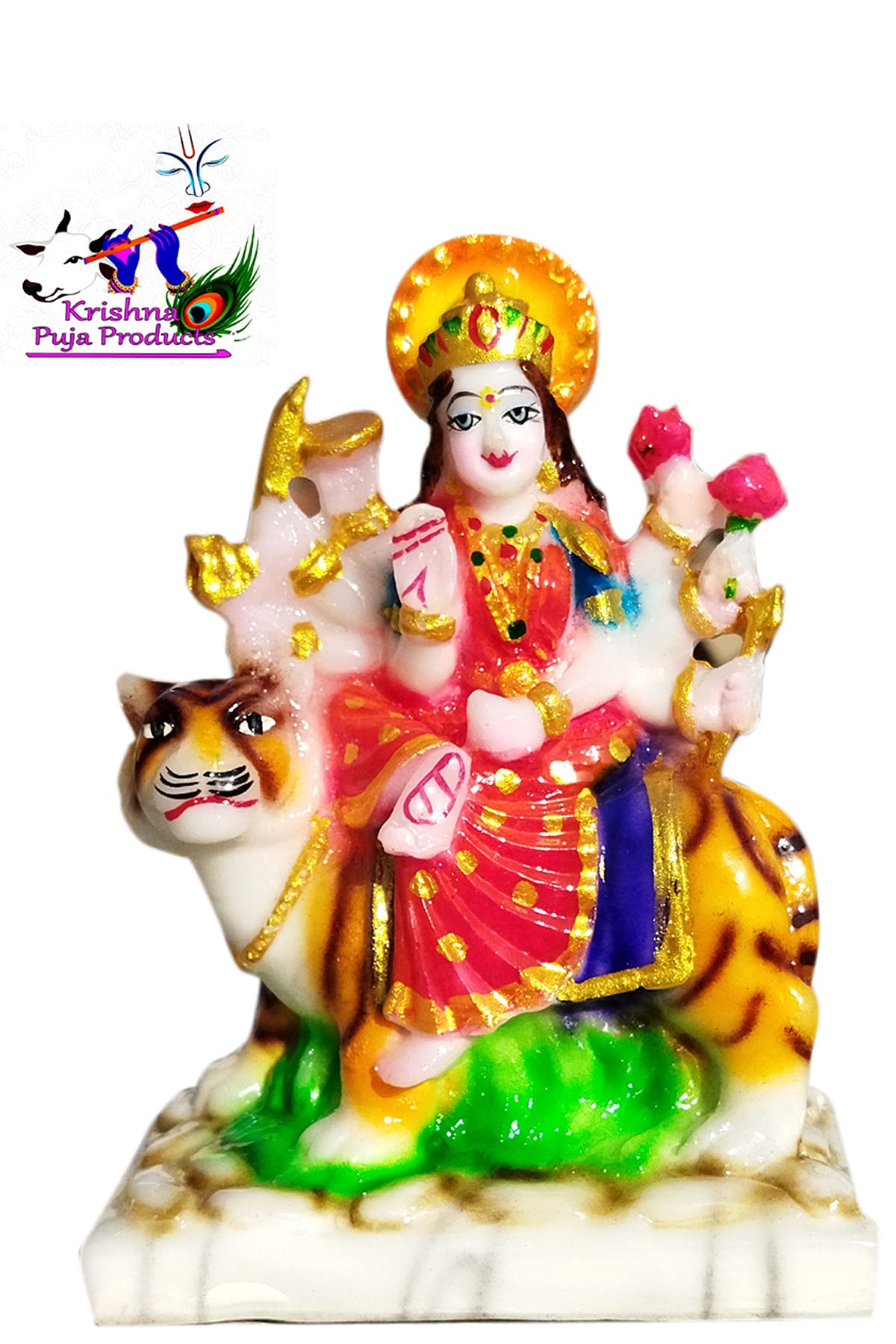 Krishna Puja Products Marble Dust Goddess Durga Devi Durga Mata ...
