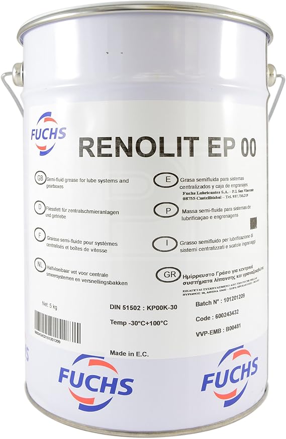 Fuchs RENOLIT EP 00 GREASE - 5kg : Amazon.co.uk: Automotive
