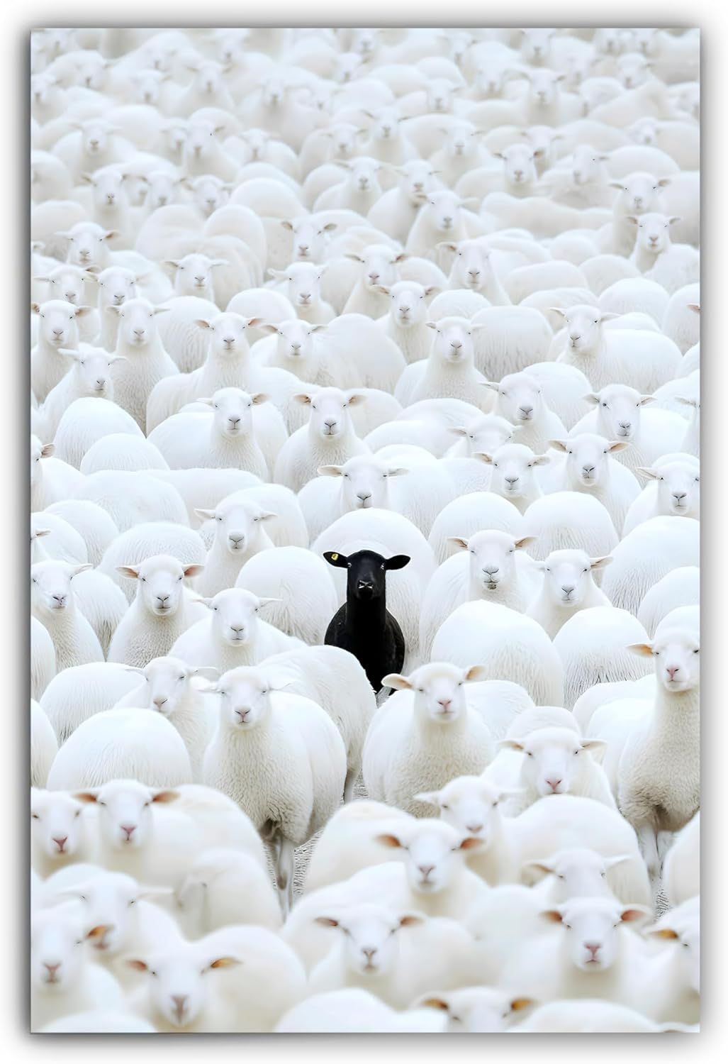 Amazon.com: Black Sheep Among White Sheep Picture Poster，Being Unique ...